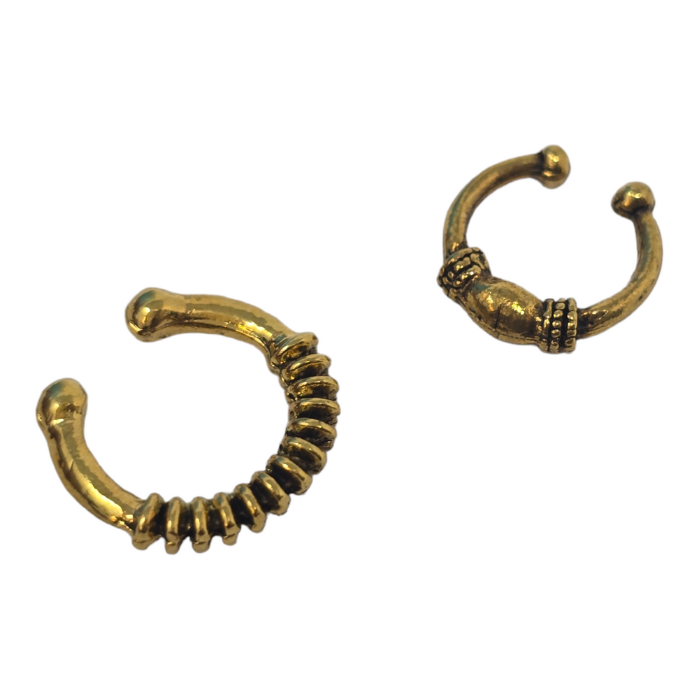 10 Piece Gold And Silver Adjustable Hair Braids Dread Dreadlock Cuffs ...