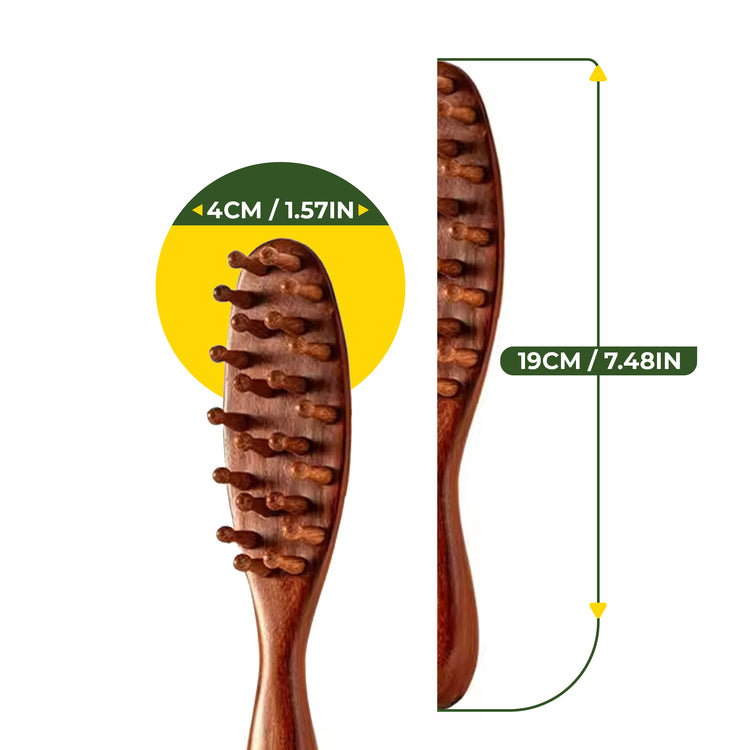 Locsanity Sandalwood Microlocs, Sisterlocks, Dreadlocks Brush for Locs